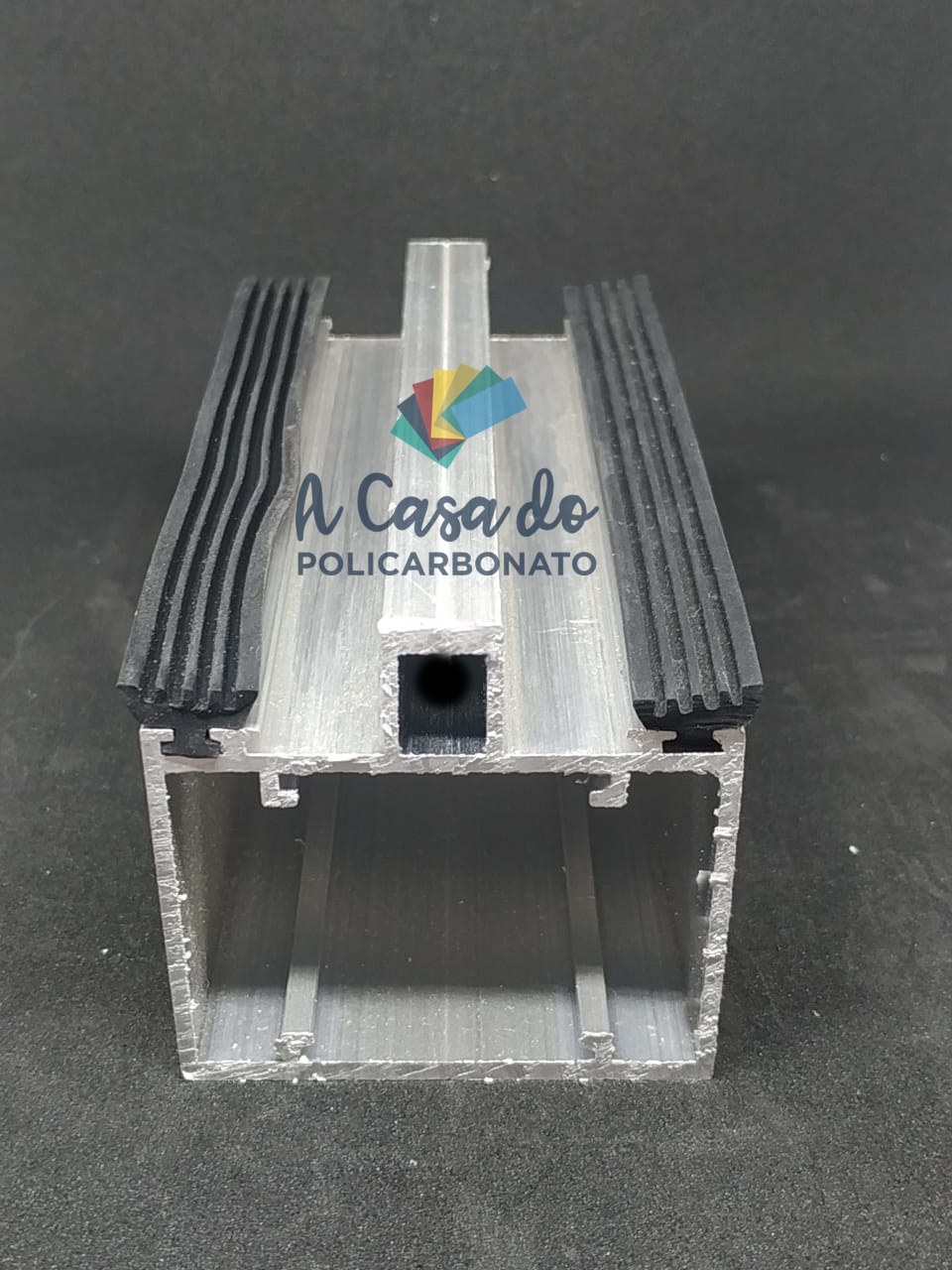 Perfil Estrutural PC 5550 de Aluminio - Casa do Policarbonato