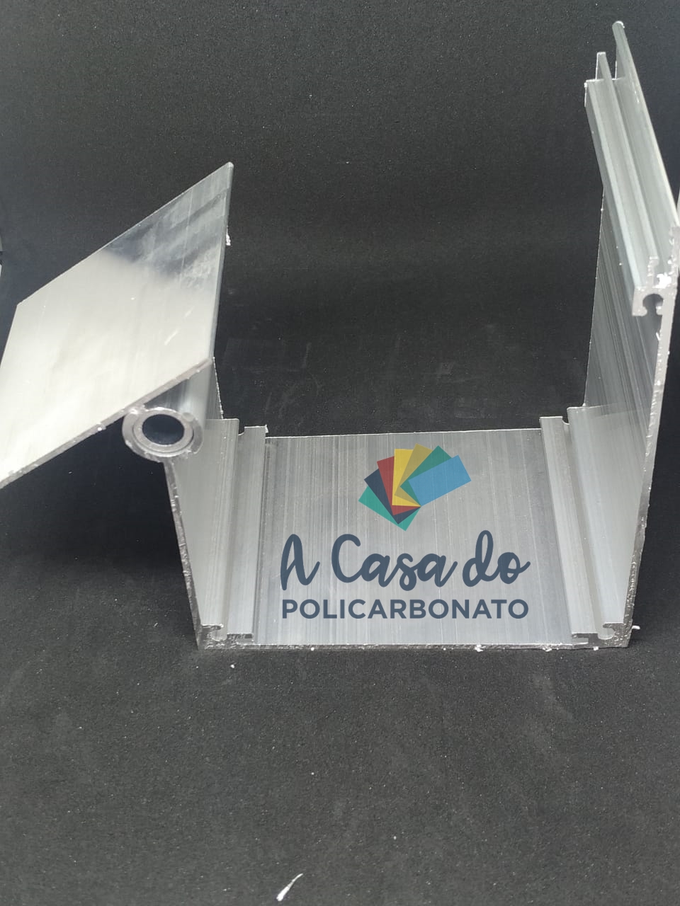 Perfil Viga-Calha PC 4412 - 4'' - Casa do Policarbonato